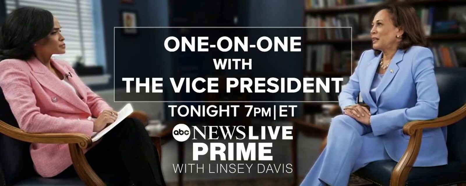 Watch the exclusive interview with Vice President Kamala Harris Monday ...
