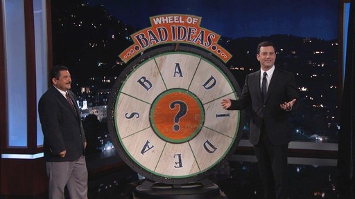 Best of 2014: Wheel of Bad Ideas | Jimmy Kimmel Live!