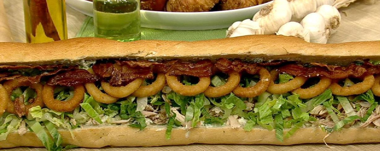Six-Foot Spicy Sub Recipe | The Chew - ABC.com