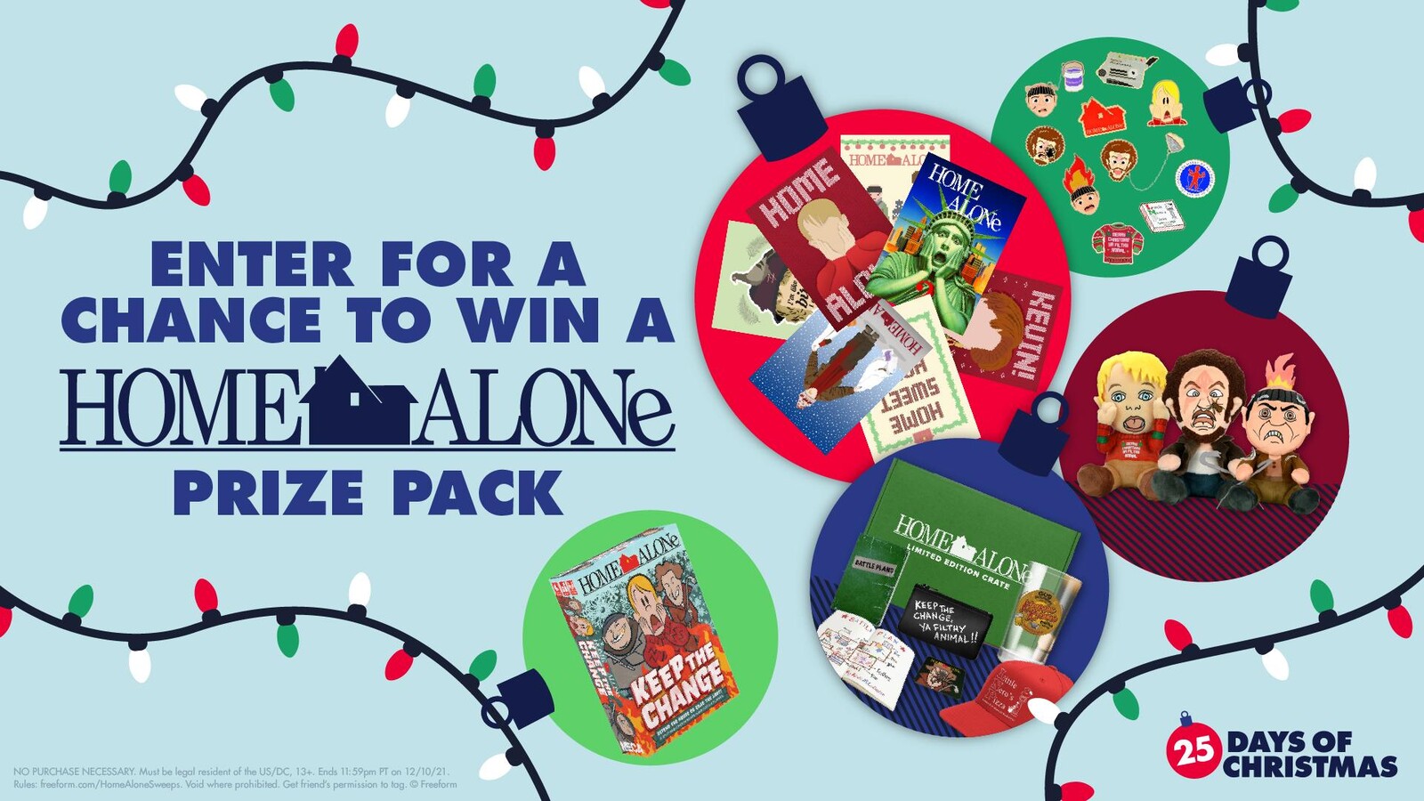 Freeform's 25 Days x Home Alone Sweepstakes | {showname}